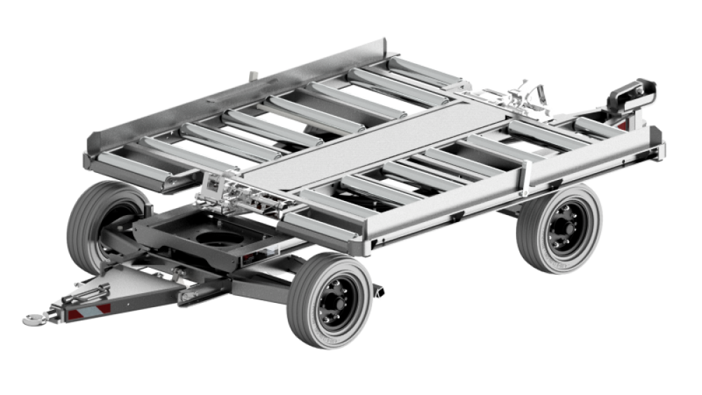 MS1500 36 - Container Dolly - Manufacturer GSE Trailers - Miloco